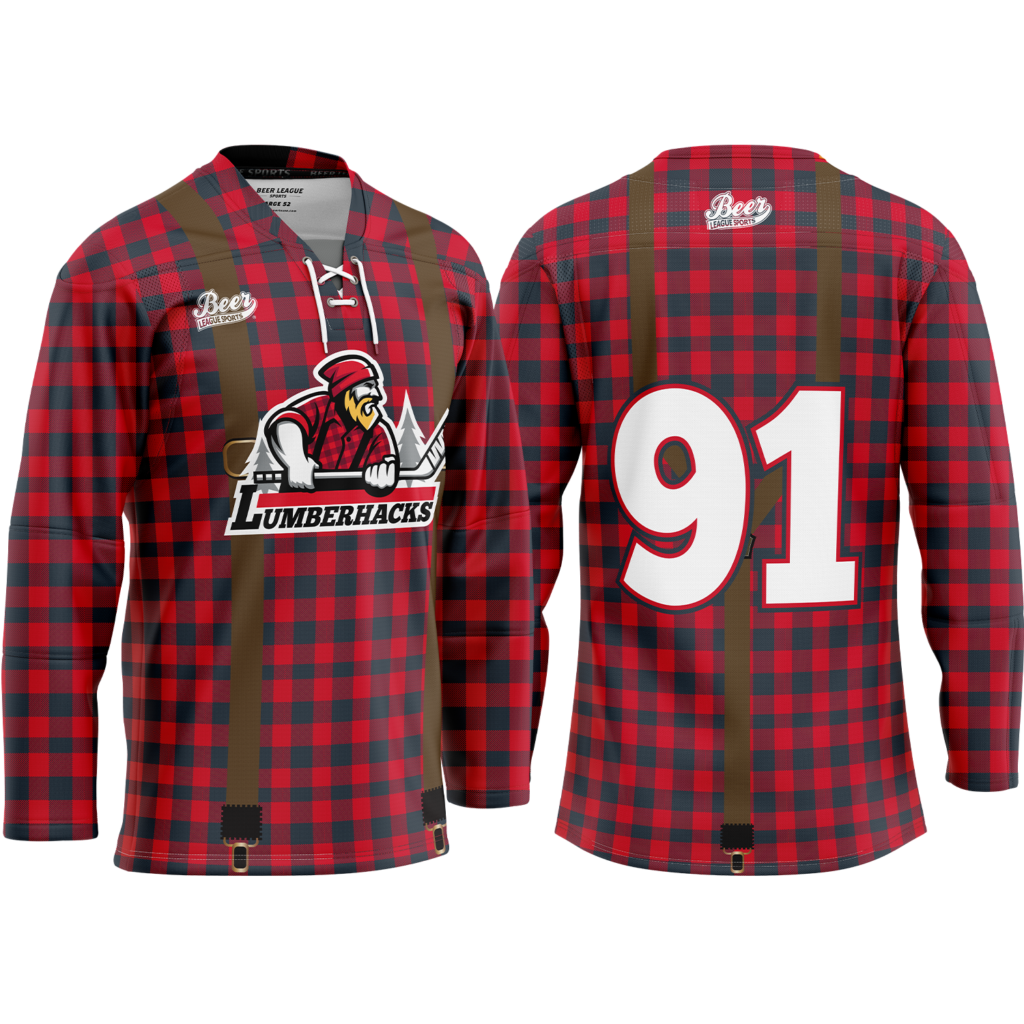 Lumberhacks Sublimated Hockey Jersey - Beer League Sports